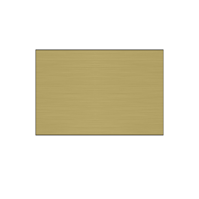 AlumaMark Satin Brass .020" Aluminum Sheet