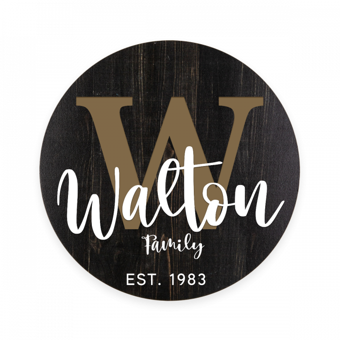 MDF Faux Wood Rounds