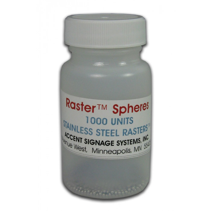 Accent Signage Stainless Steel Raster Spheres