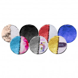 Round Flip Sequins Adhesive Patch