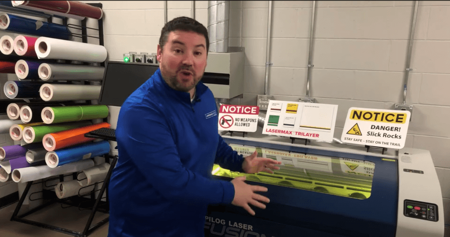 Johnson Plastics Plus Offers Rowmark Tri-Layer Material